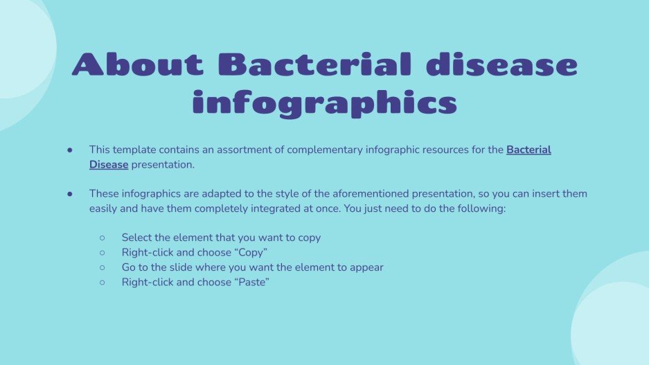 Bacterial Disease Infographics Presentation