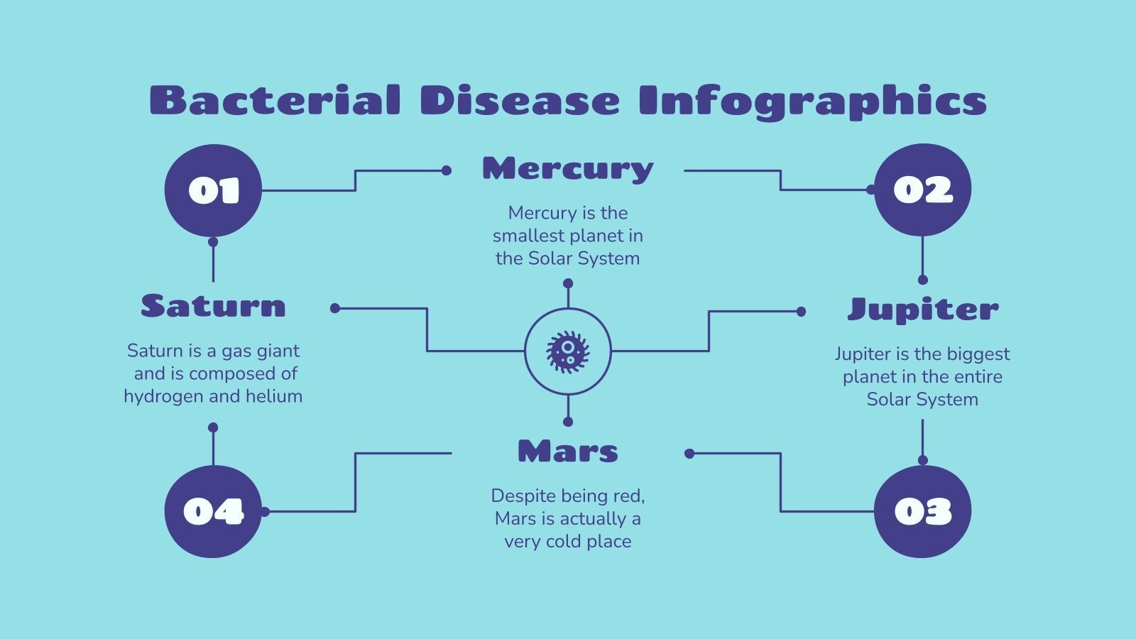 Bacterial Disease Infographics Presentation