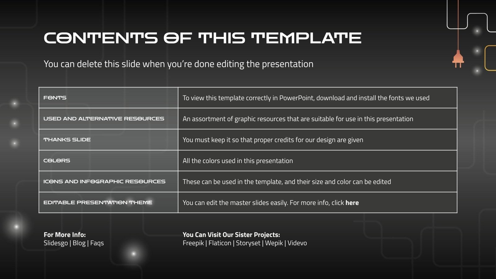Cables Design Theme Presentation