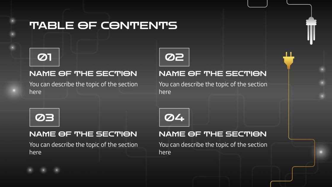 Cables Design Theme Presentation