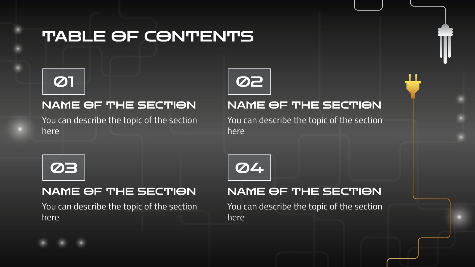 Cables Design Theme Presentation