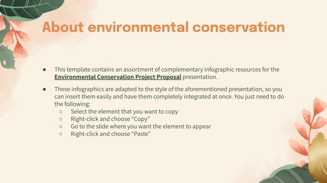 Infografía: propuesta de proyecto de conservación ambiental