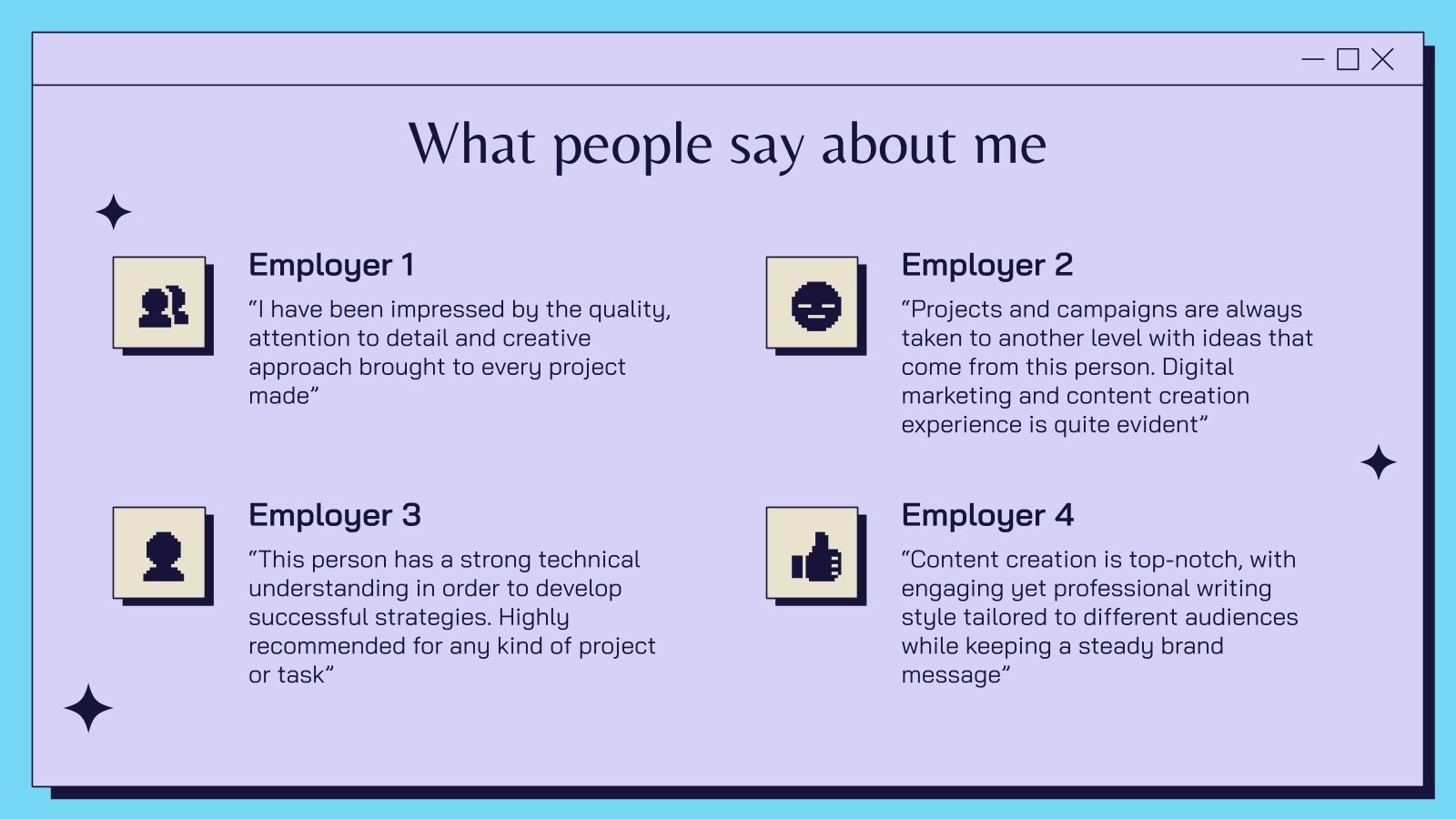 Presentación Linda cartera de interfaces