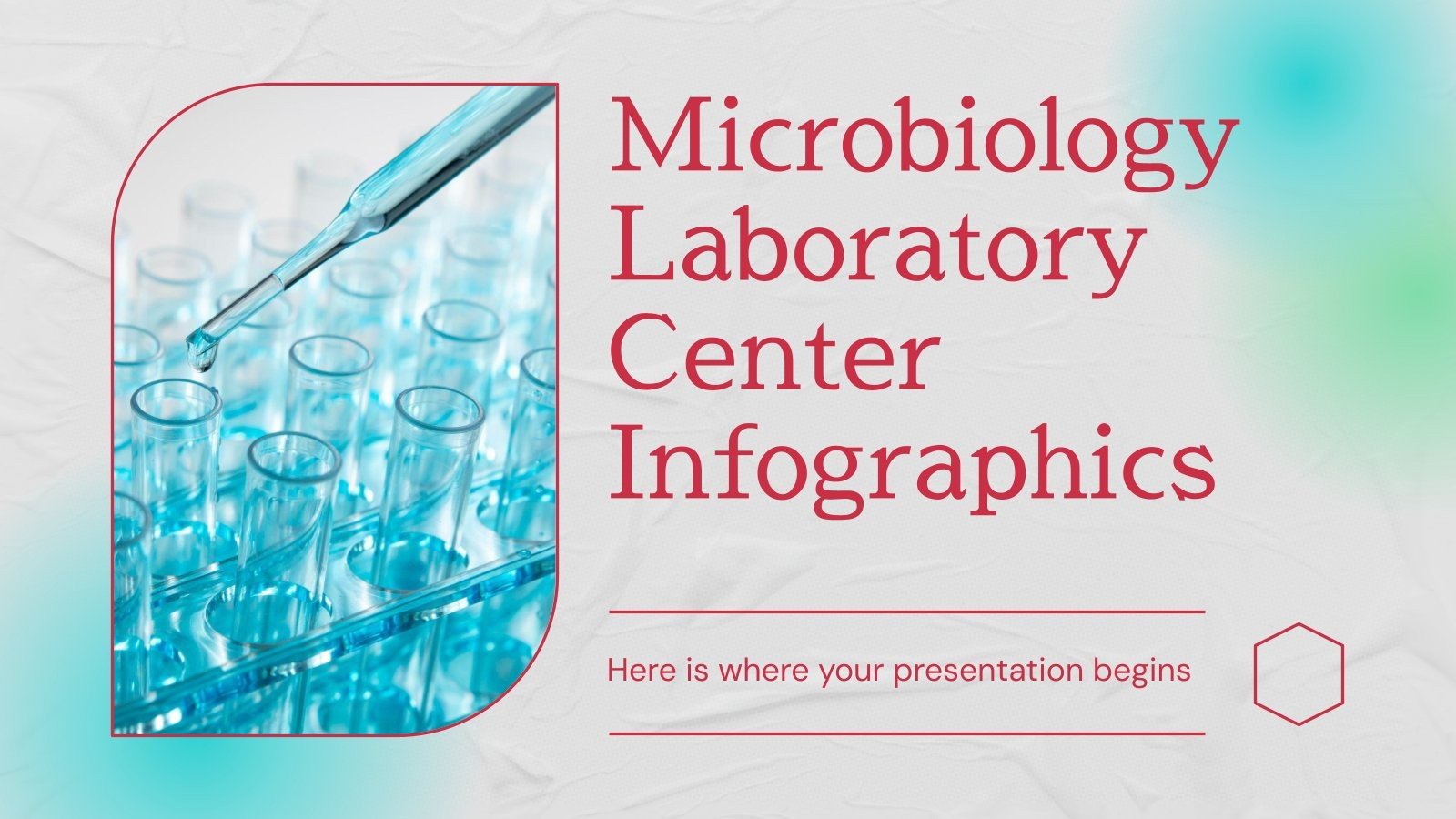 Microbiology Laboratory Center Infographics Template