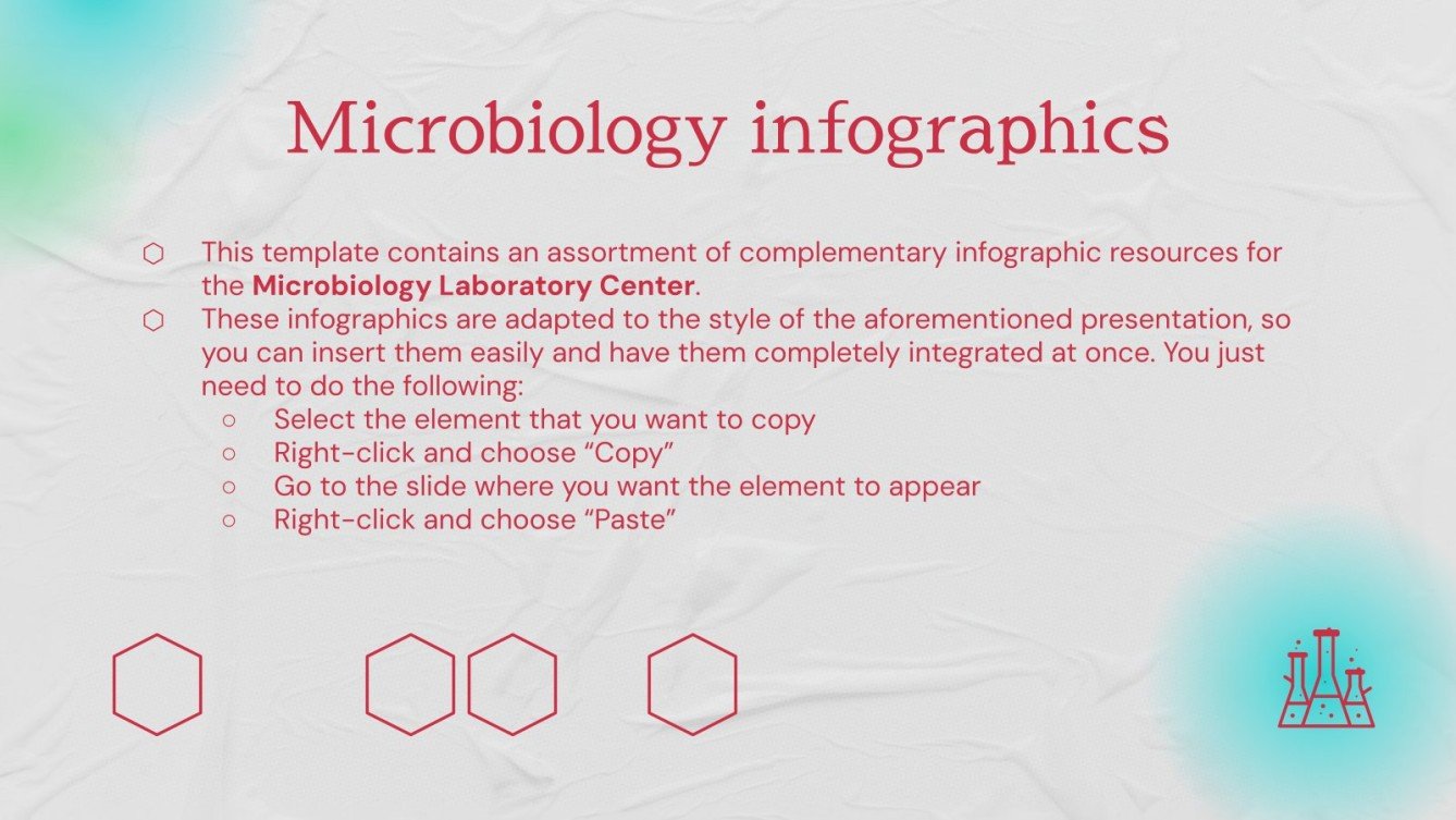 Microbiology Laboratory Center Infographics Template