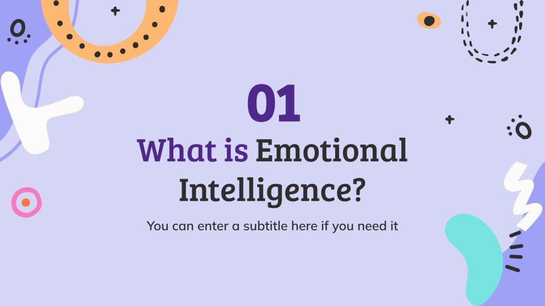 Simple Shapes Style Emotional Intelligence Lesson