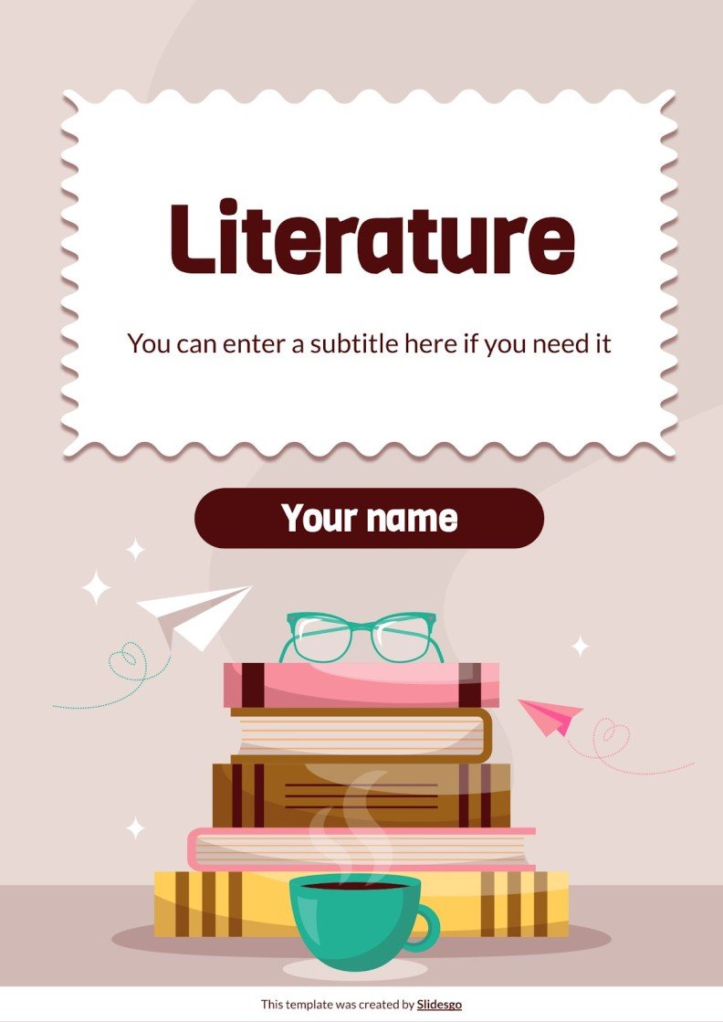 Cover Pages for Your Subjects Presentation