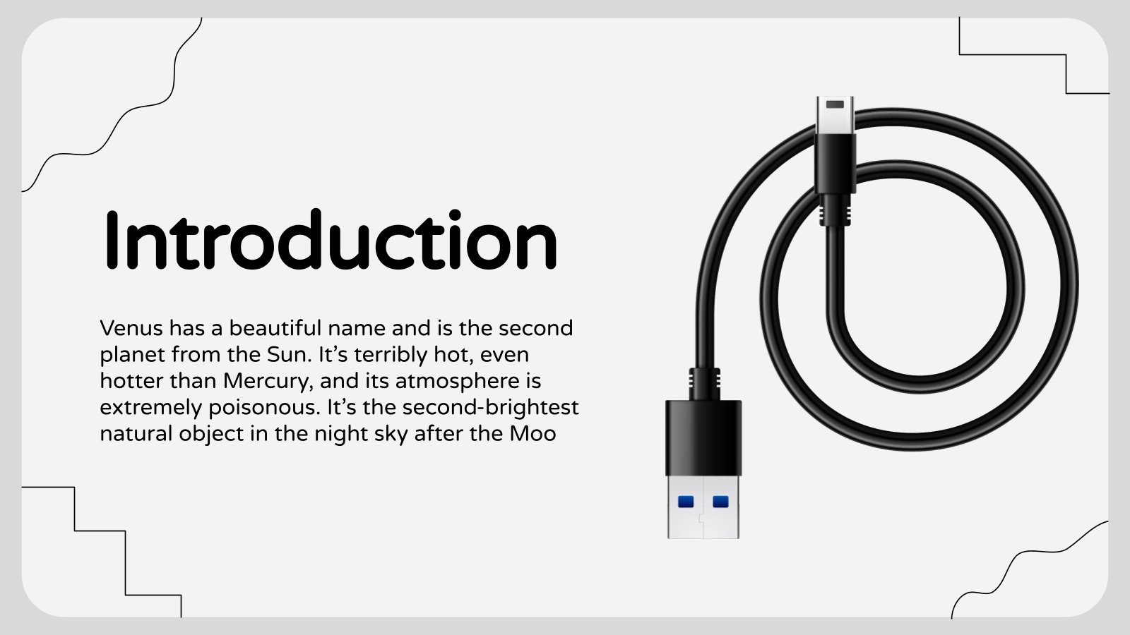 Port, Cables and Conectors Presentation