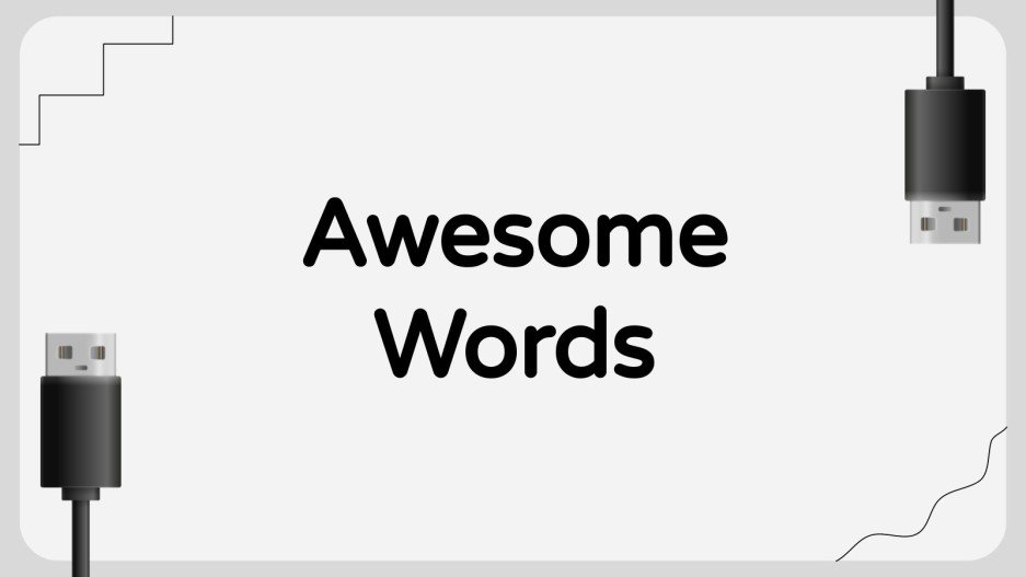 Port, Cables and Conectors Presentation