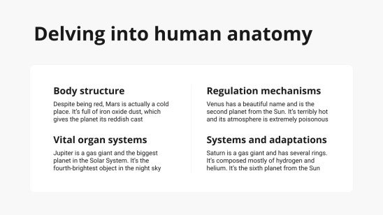 Presentación Tema médico de anatomía y fisiología