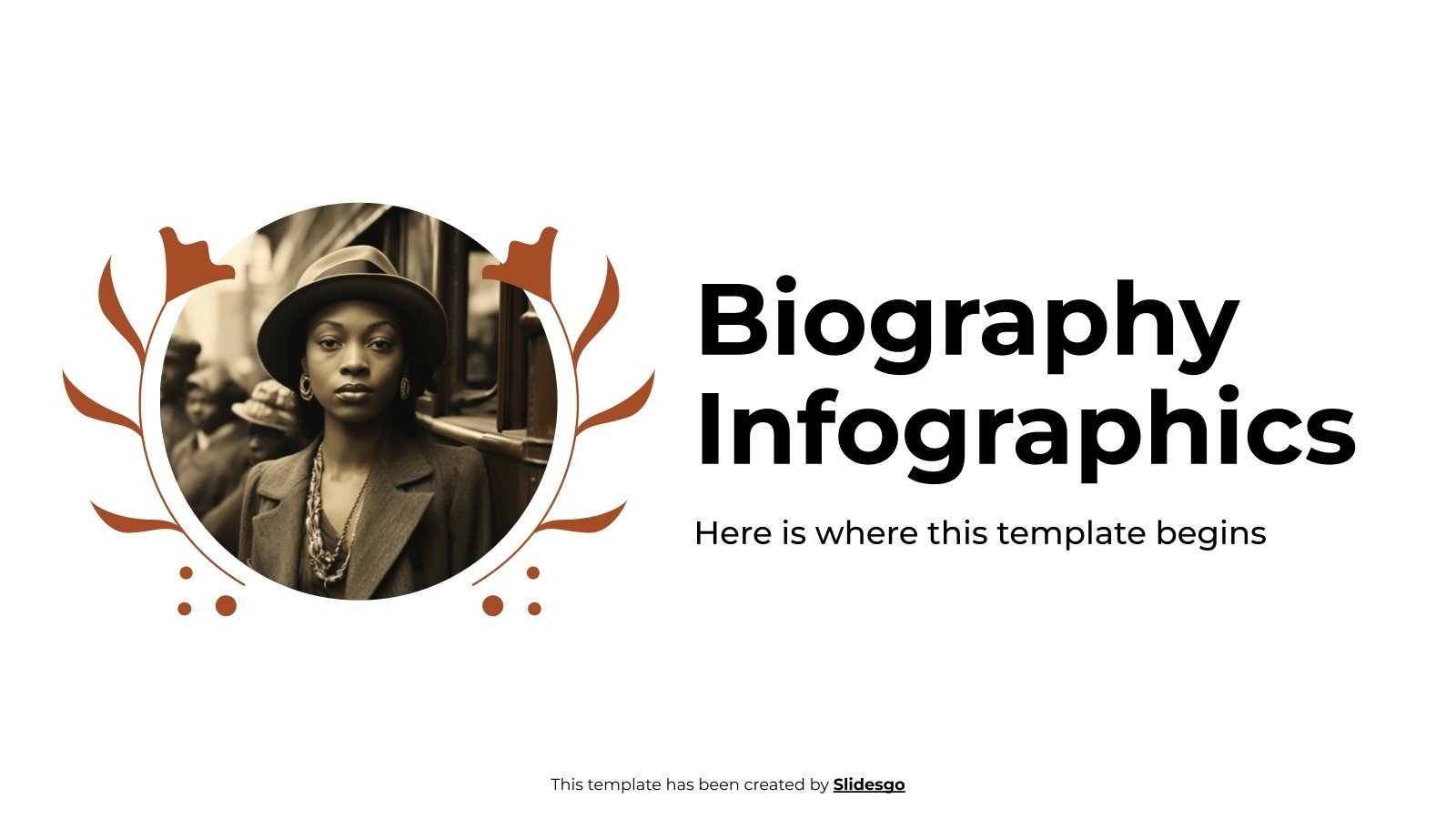 Biography Infographics Template