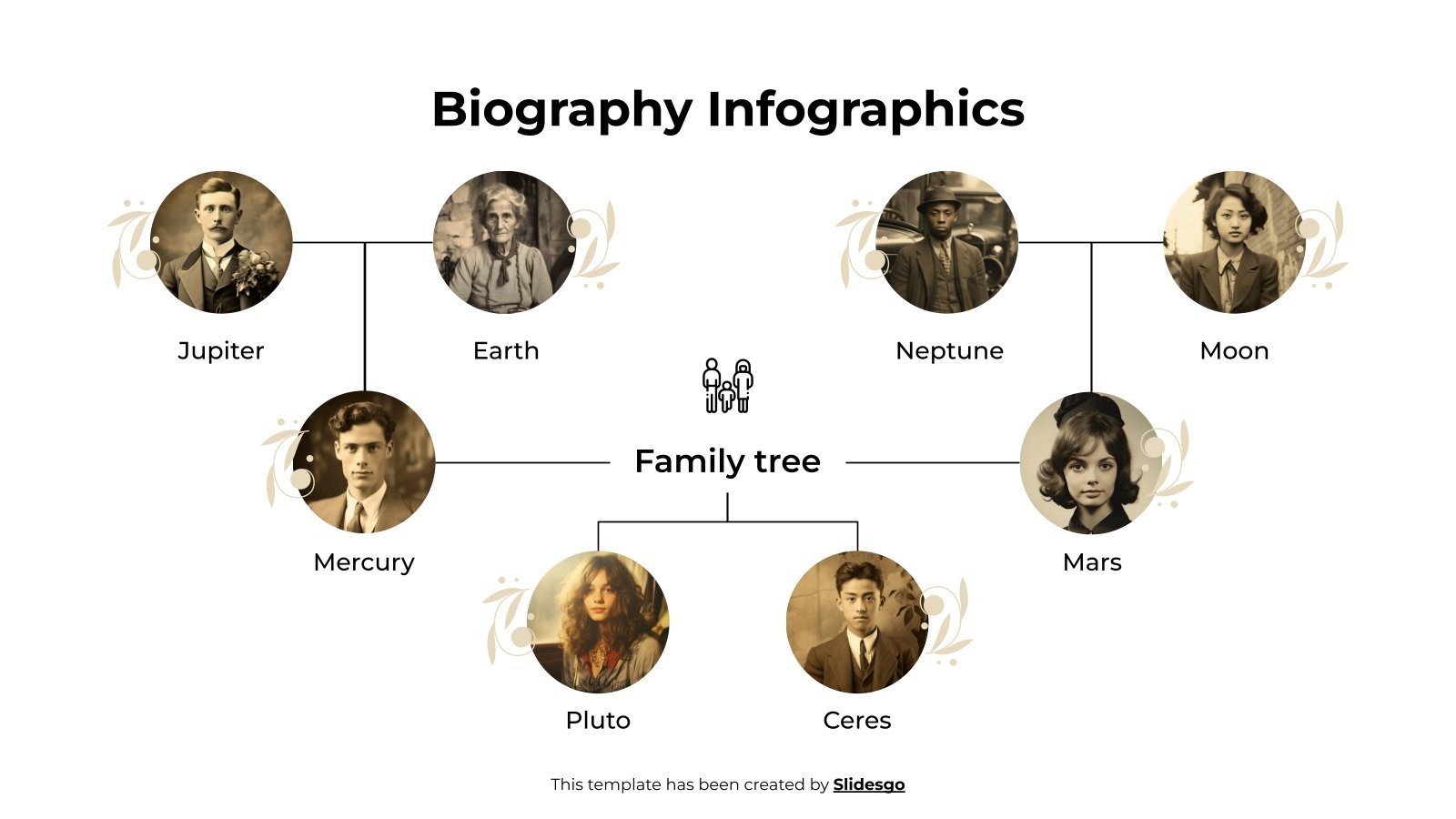 Biography Infographics Template