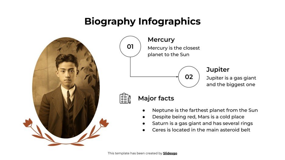Biography Infographics Template