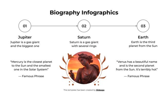 Biography Infographics Template