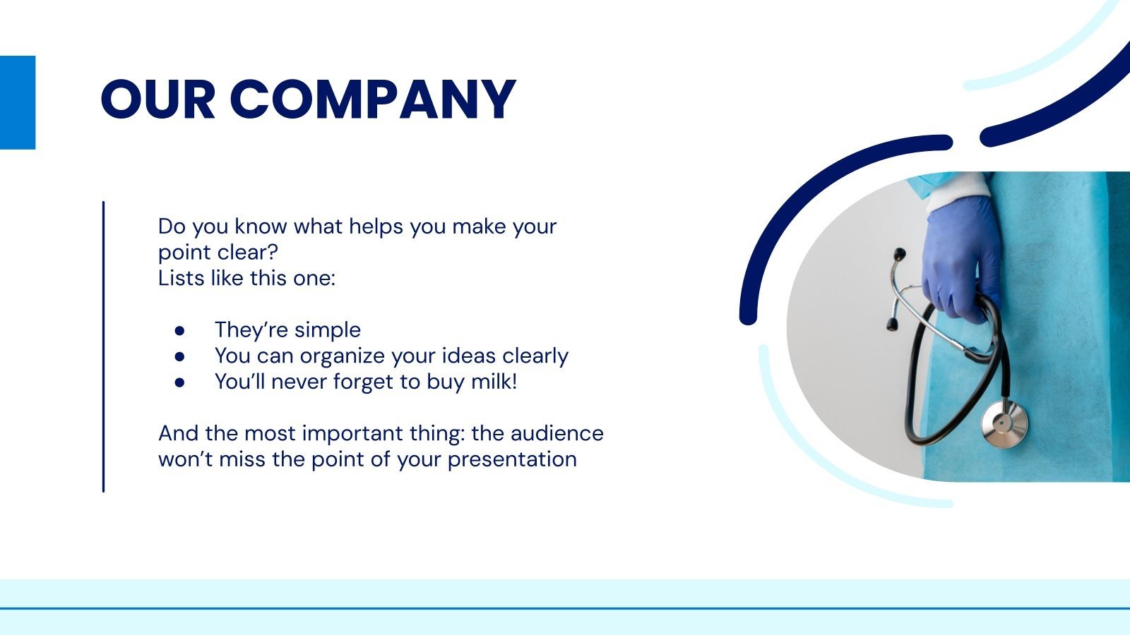 Private Medical Center Pitch Deck Presentation