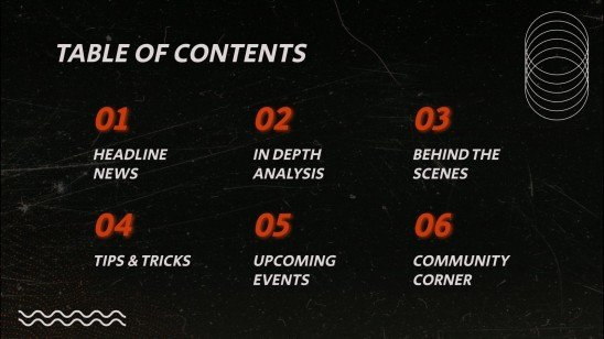 Motorcycle Newsletter Presentation