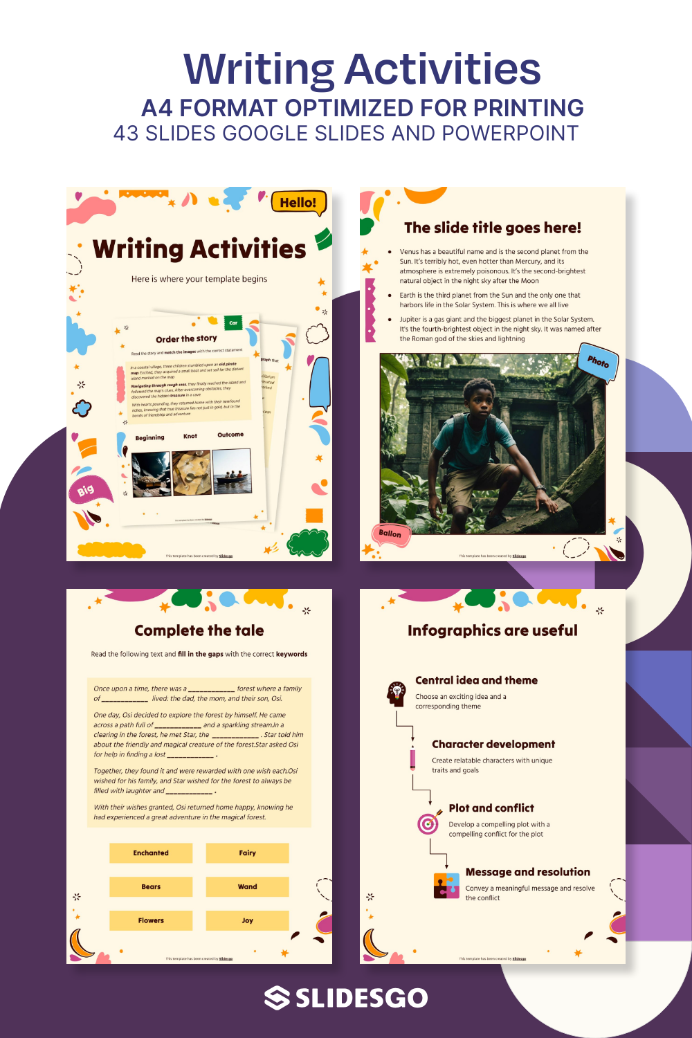 Writing Activities Presentation