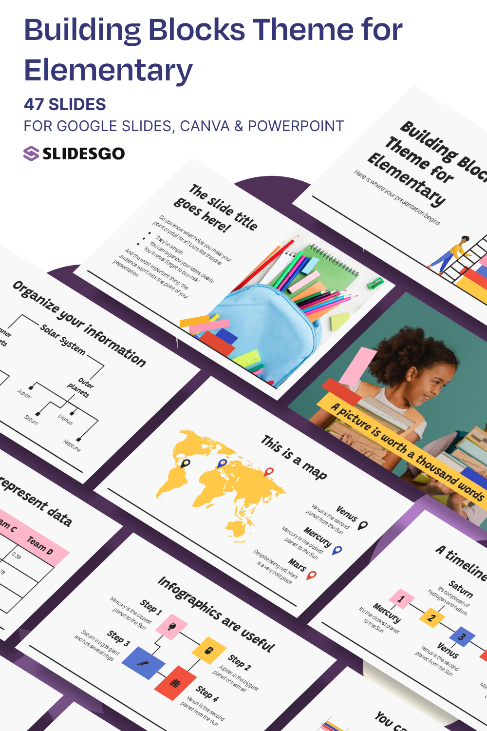 Building Blocks Theme for Elementary Presentation