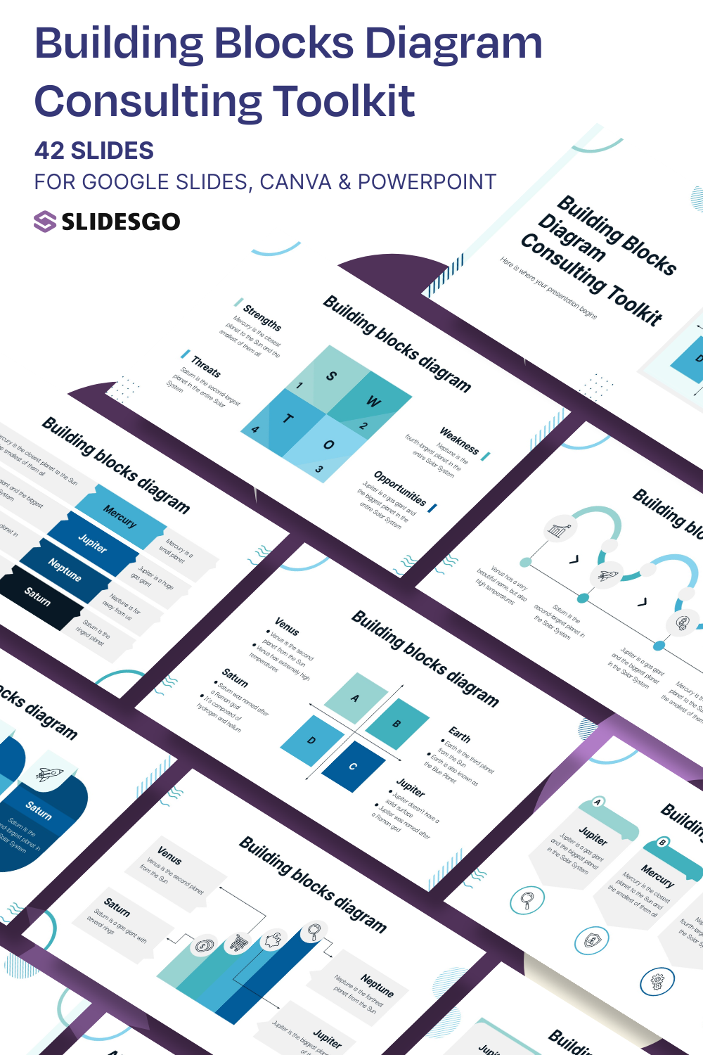 Building Blocks Diagram Consulting Toolkit Presentation