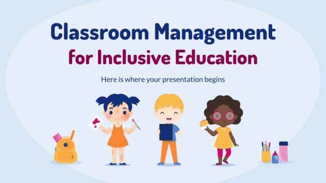 Classroom Management for Inclusive Education Presentation