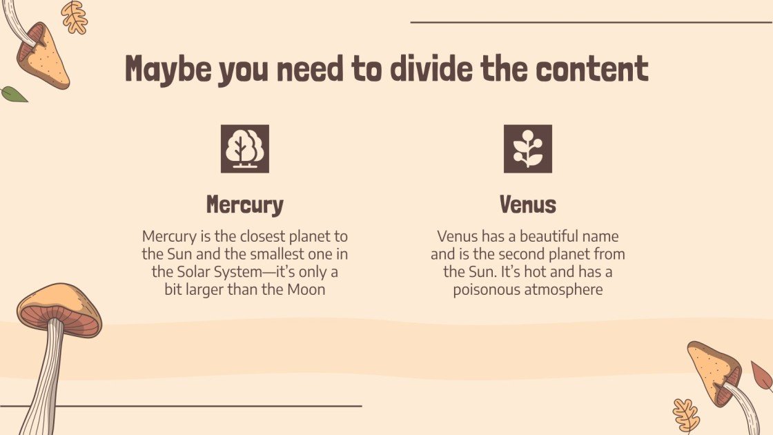 Mushrooms Theme Presentation
