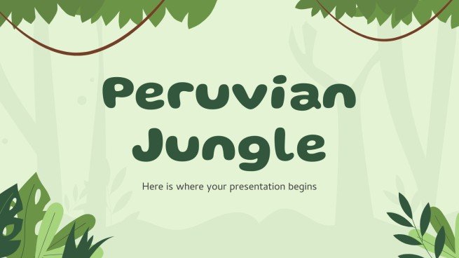 Présentation Jungle péruvienne