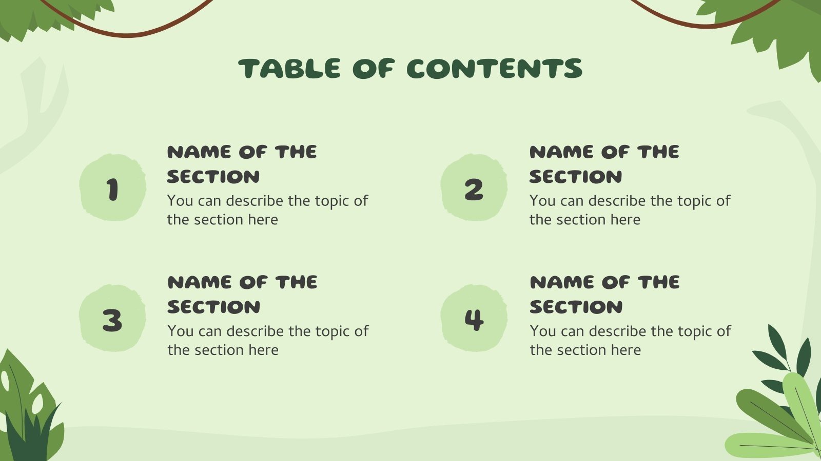 Peruvian Jungle Presentation