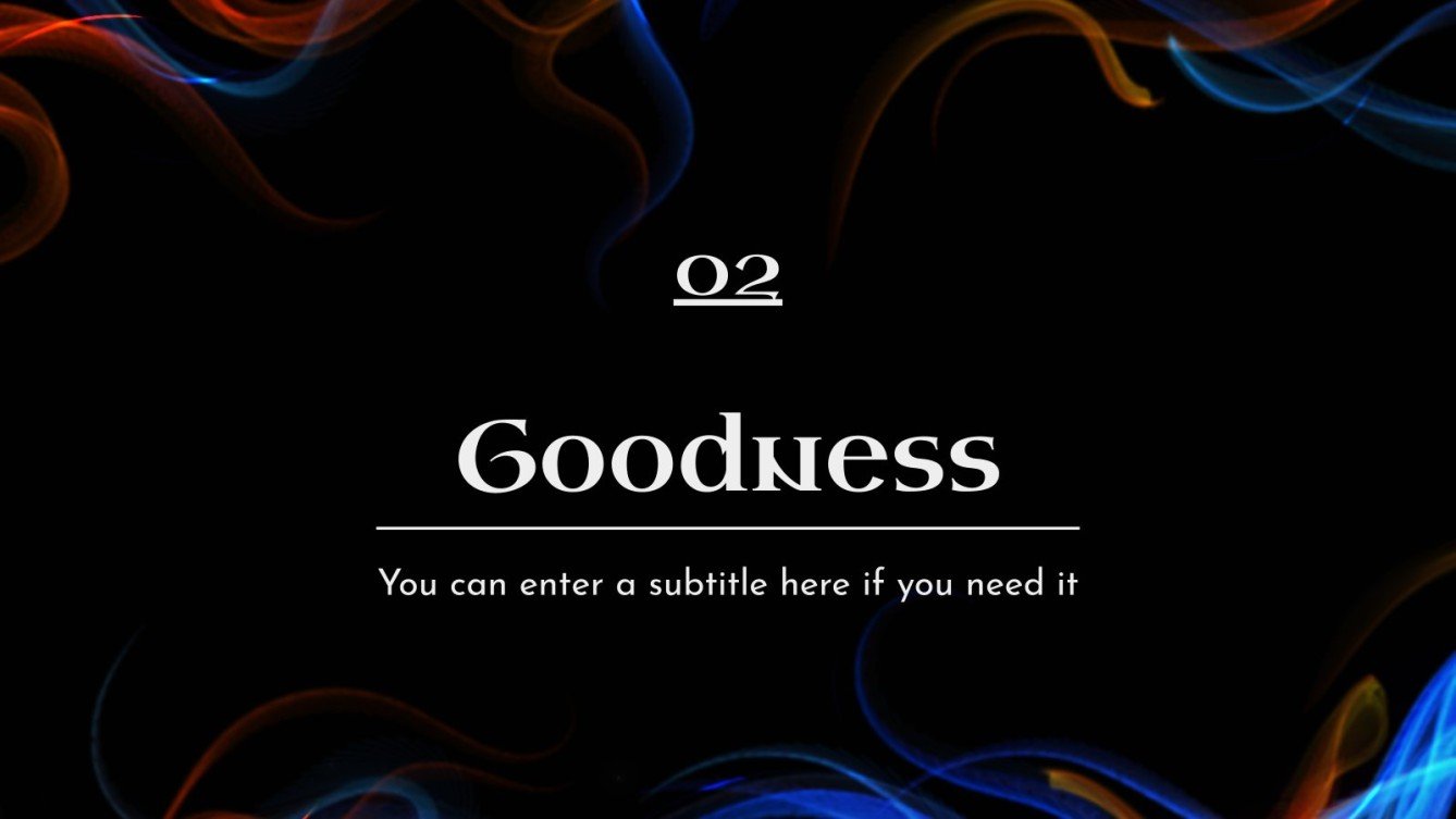 Godness and Evil Presentation