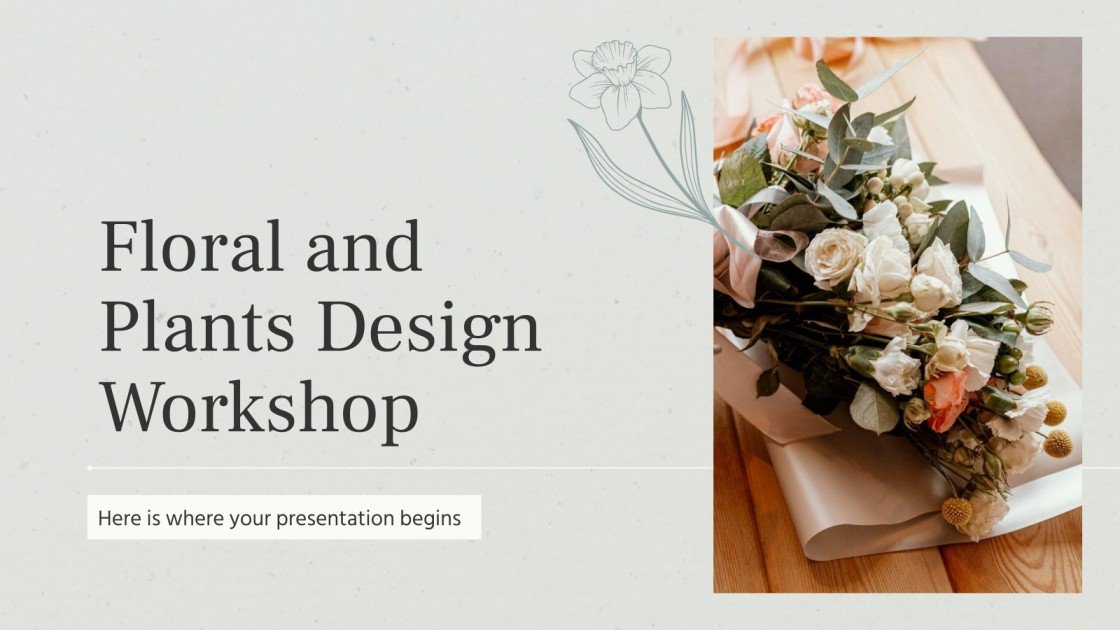 Free Google Slides and PPT Templates Style Floral & Plants