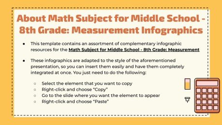 Math Subject for Middle School - 8th Grade: Measurement