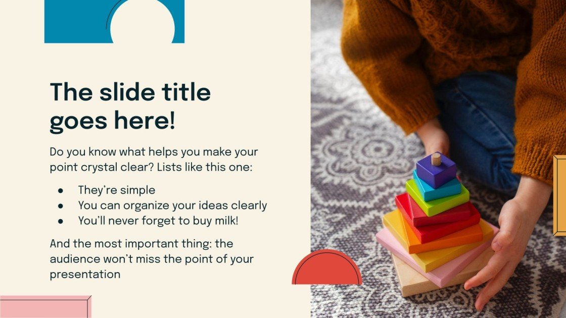 Building Blocks Theme for Education Presentation