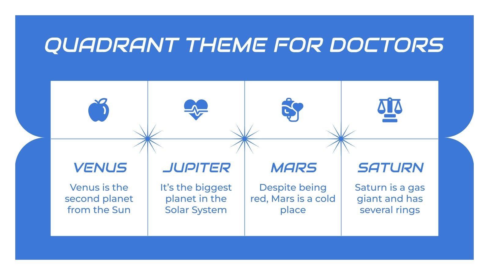 Quadrant Theme for Doctors Presentation