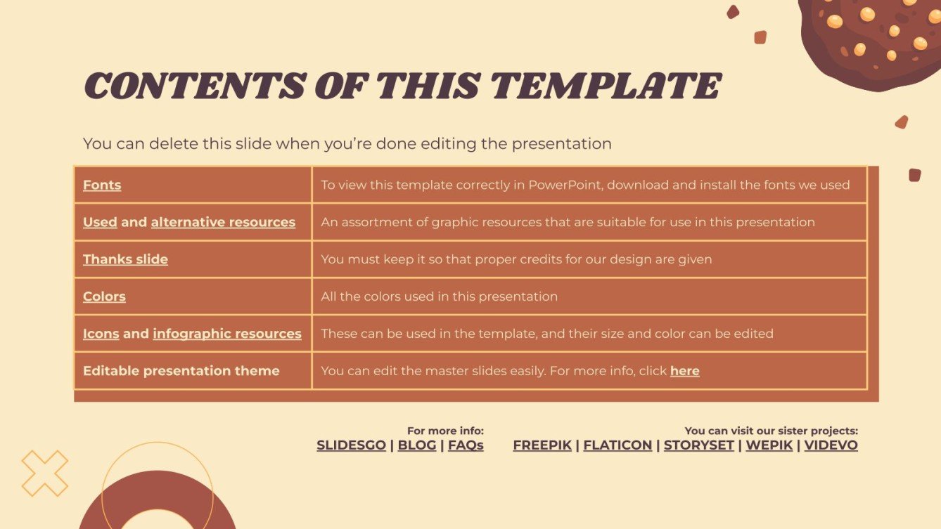 Food Cookies Presentation