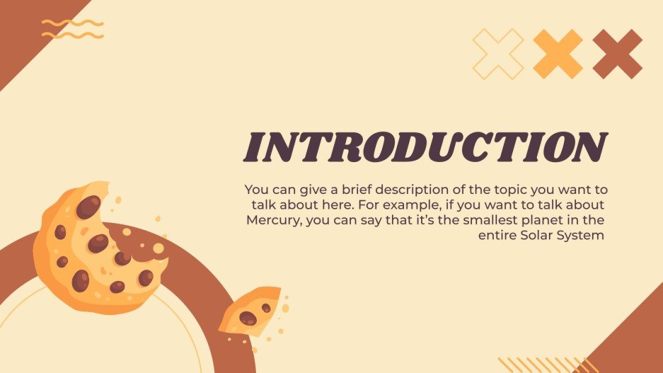 Food Cookies Presentation