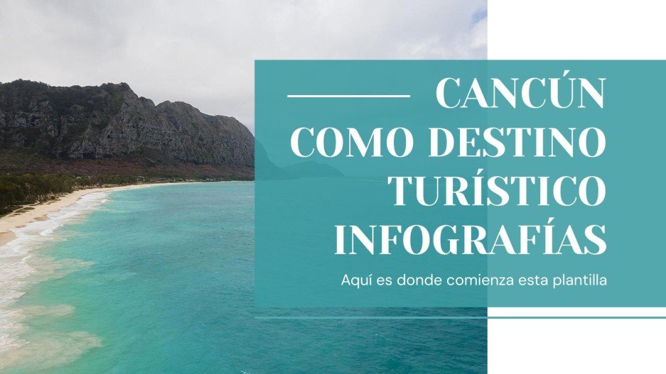 Cancún as a Tourist Destination Infographics Presentation
