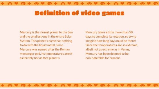 Videogames Lesson! Presentation