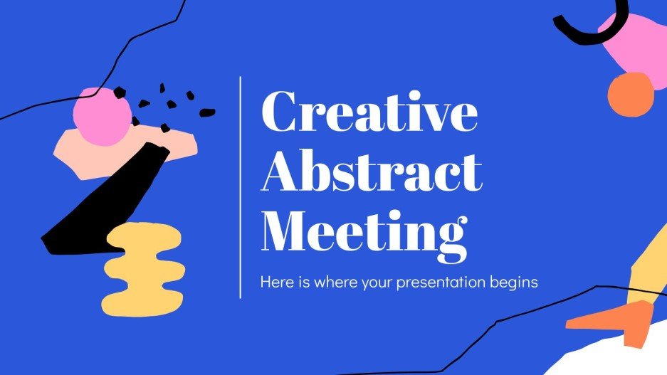 Creative Abstract Meeting Presentation