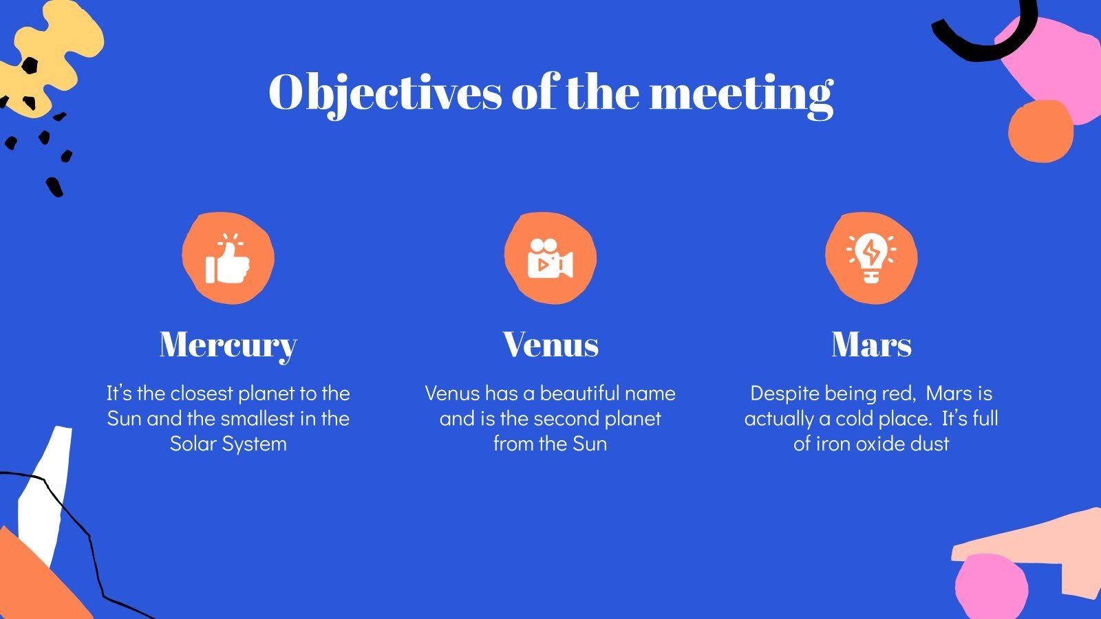 Creative Abstract Meeting Presentation