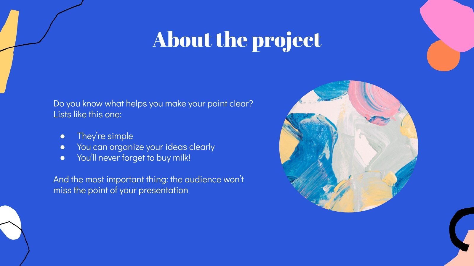 Creative Abstract Meeting Presentation