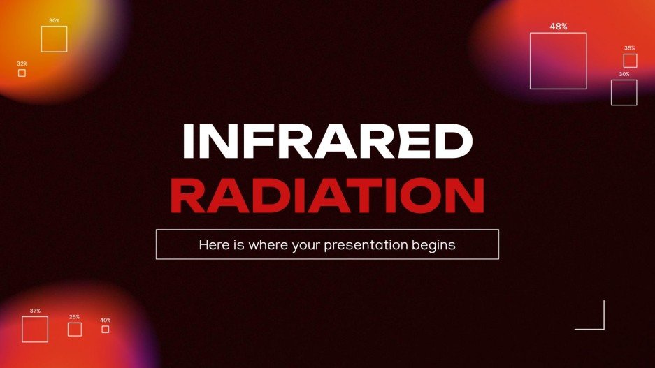 Google Slides and PowerPoint templates about radiation
