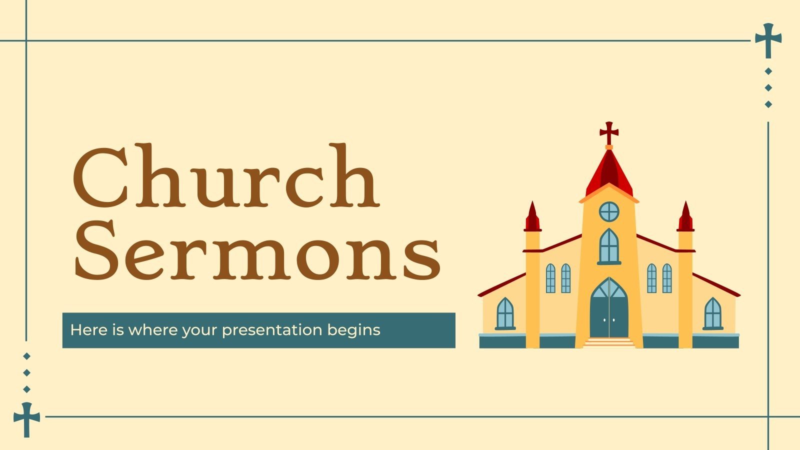 Free Church-related Google Slides and PPT Templates