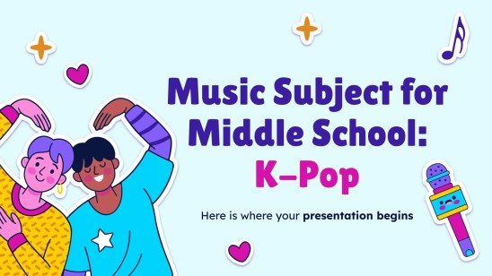Music Subject for Middle School: K-Pop Presentation