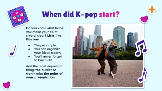 Music Subject for Middle School: K-Pop Presentation