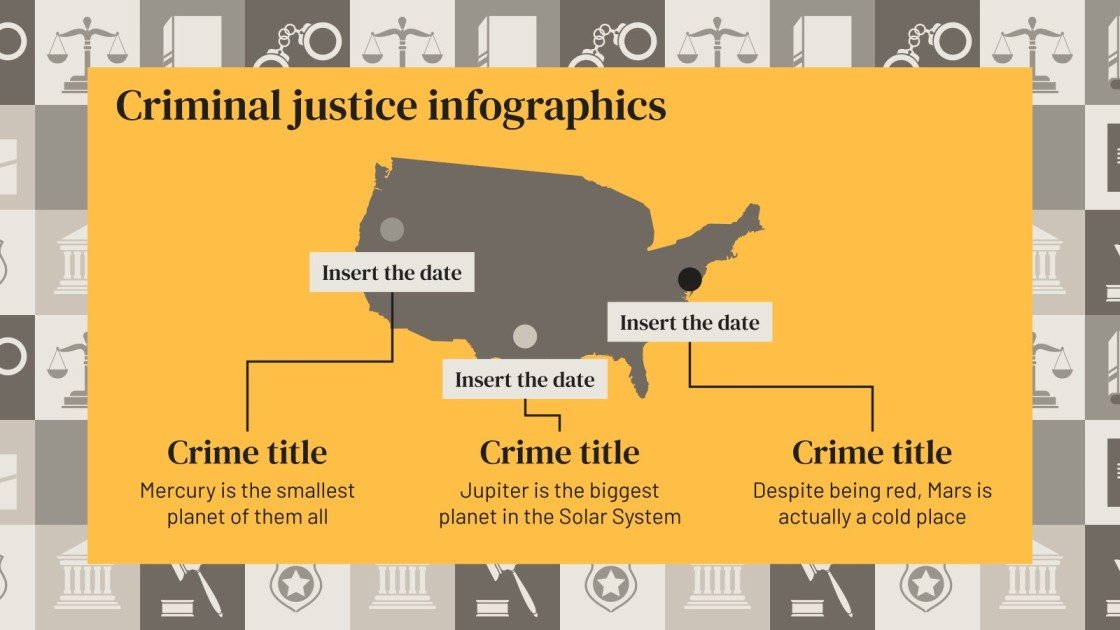 Criminal Justice Infographics Template