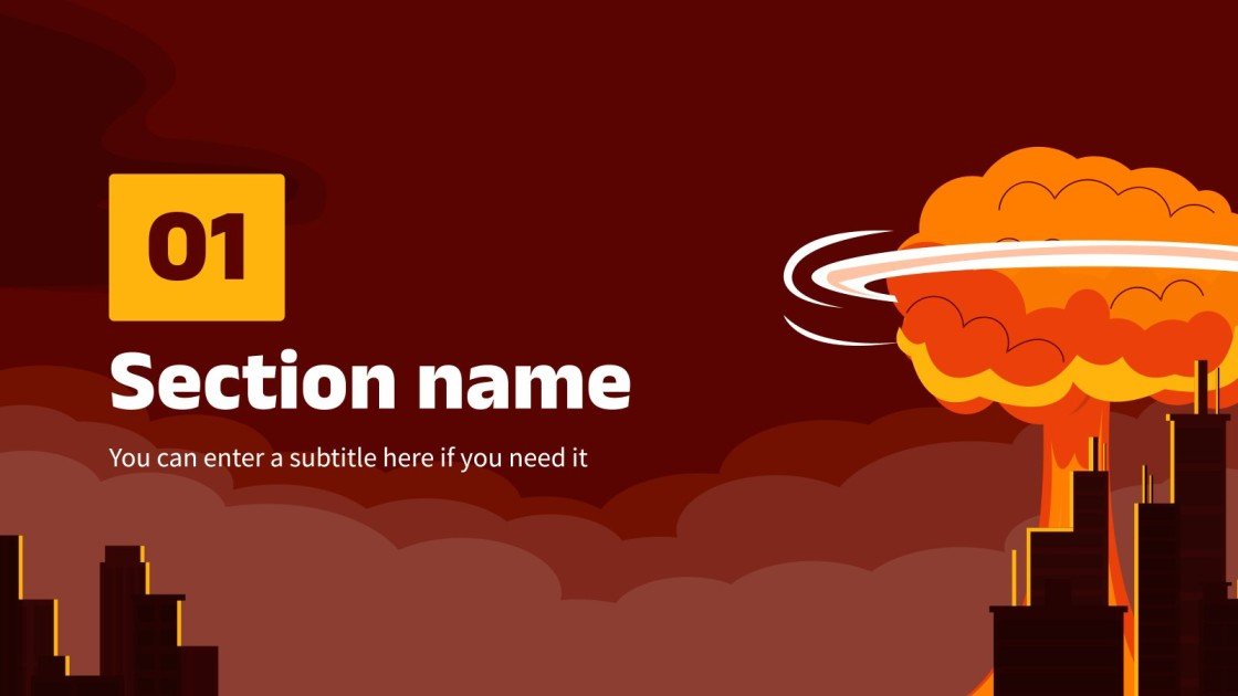 Atomic Bomb Explosion Presentation