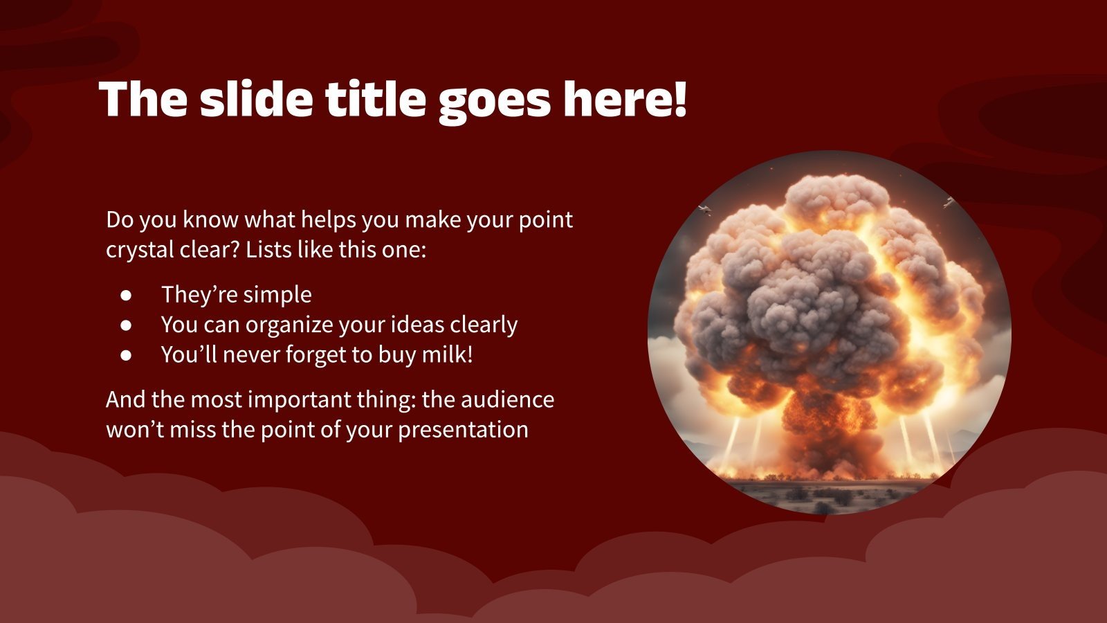 Atomic Bomb Explosion Presentation