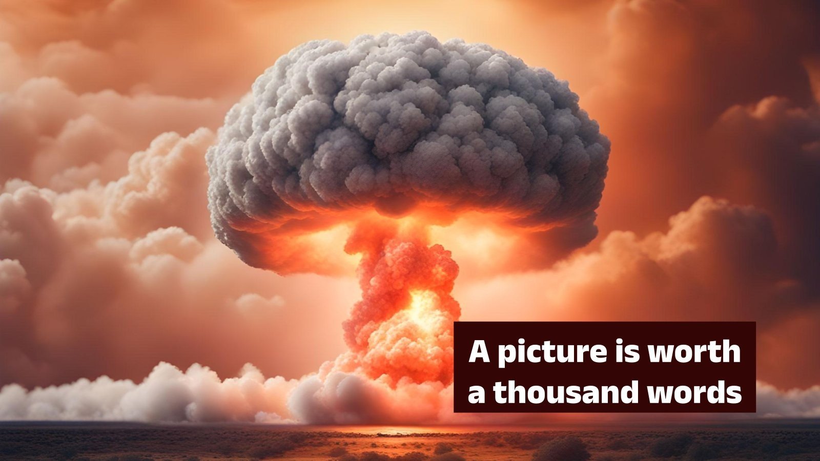 Atomic Bomb Explosion Presentation