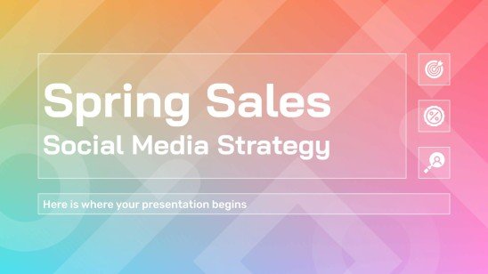 Plantillas gratis de estilo arcoíris para Google Slides y PPT