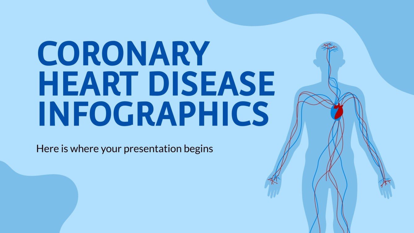 Coronary Heart Disease Infographics Presentation