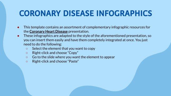 Coronary Heart Disease Infographics Presentation